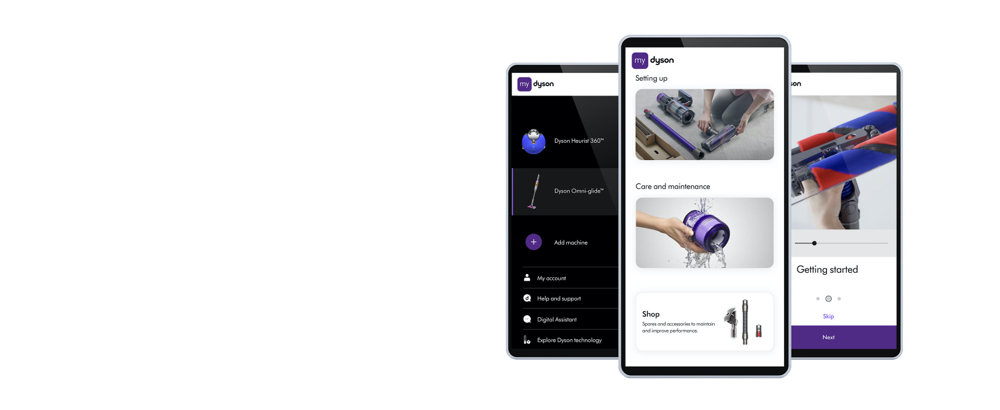 The Dyson Omni-glide™ cordless vacuum.